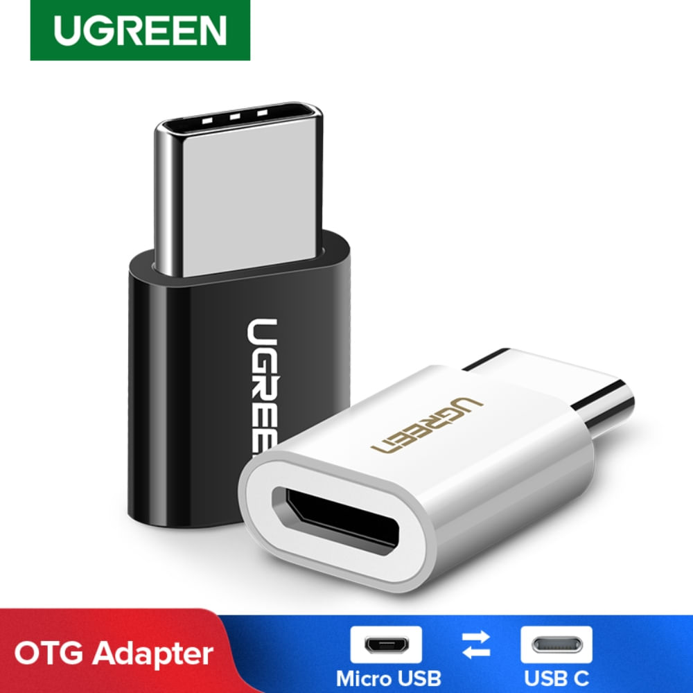 ADAPTADOR MICRO-USB/USB-C H/M DATA+POWER NEGROUGREEN US157 | smartstore