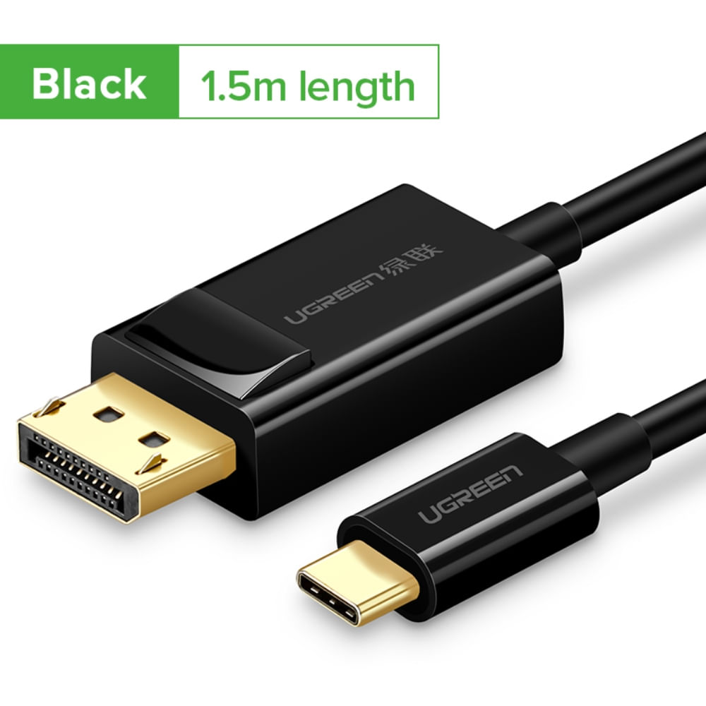 CABLE DE VIDEO USB-C / DISPLAYPORT 4K/30HZ 1.5M BLANCOUGREEN MM1139 ...