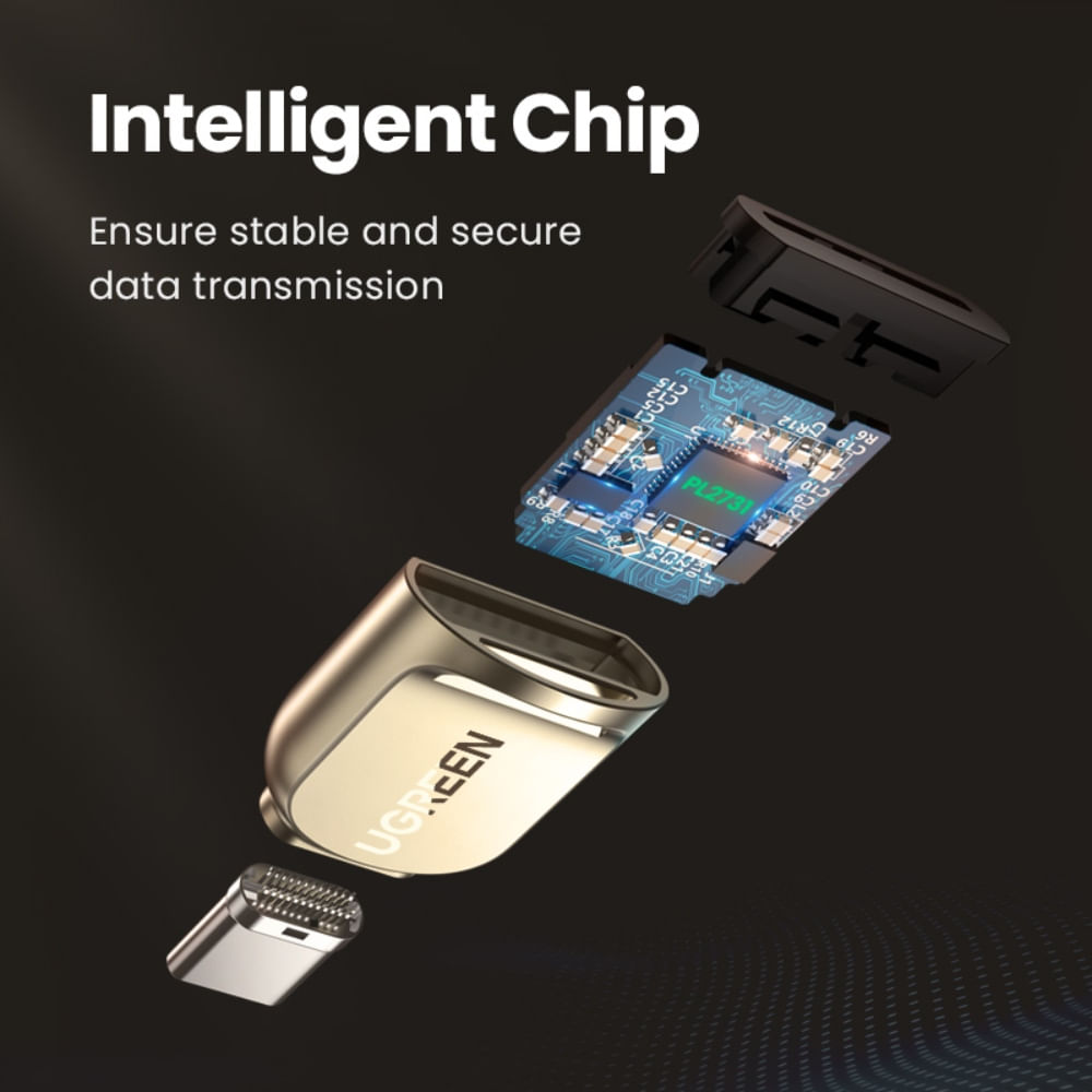LECTOR TARJETA MICROUSB/USB-C 3.1 GOLDENUGREEN CM331 | smartstore