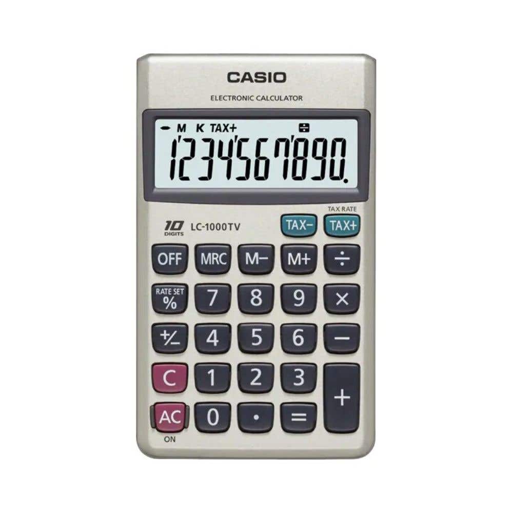 CASIO CALCULADORA BOLSILLO LC1000TV| smart store